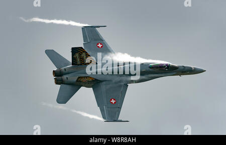 An F18 Hornet at the Royal International Air Tattoo Stock Photo - Alamy