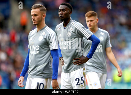 Leicester City's Wilfred Ndidi during the Premier League match at the ...