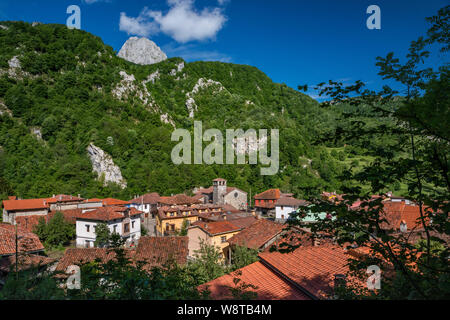 Village in the Cordillera Cantabrica, Spain Stock Photo - Alamy