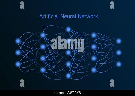 Neural network model with real synapses and circle neurons connected in ...