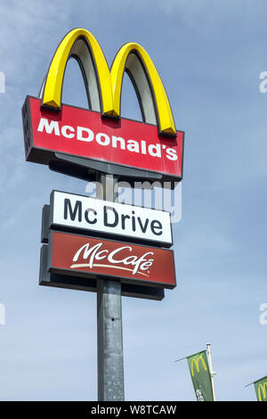 McDonald's McDrive logo Stock Photo - Alamy