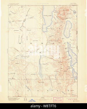 USGS Topo Map California Alturas 299712 1892 250000 Inverted ...