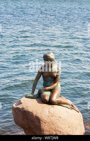 The Little Mermaid is a bronze statue by Edvard Eriksen in Copenhagen, Denmark Stock Photo - Alamy