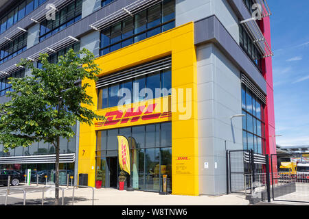Entrance to DHL Express Headquarters, Southern Hub Unit 1, Horton Road ...