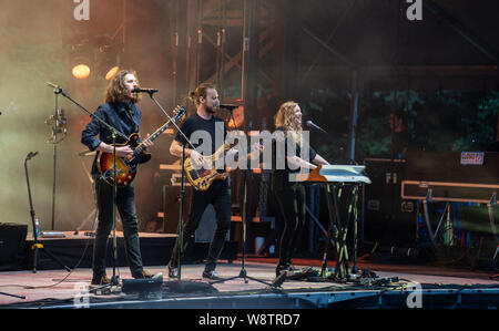 Hozier performs at Outside Lands at Golden Gate Park on August 10, 2025 ...