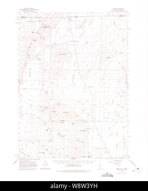 USGS Topo Map Nevada Denio 20111227 TM Restoration Stock Photo - Alamy