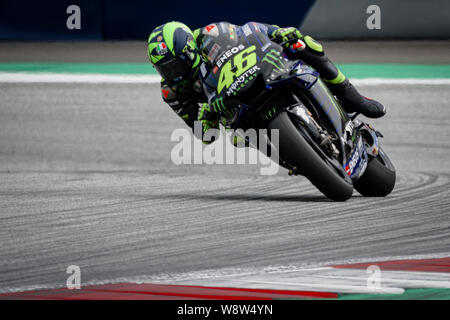 Italian rider Valentino Rossi of the Monster Energy Yamaha MotoGP rides ...