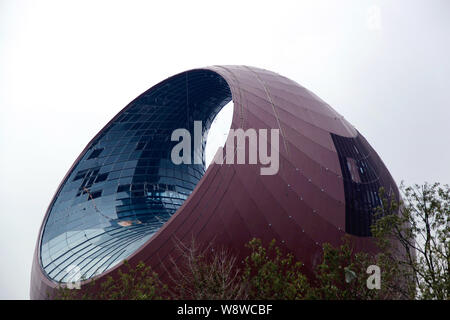 A teapot-shaped building, part of the Wuxi Wanda Cultural Tourism City ...
