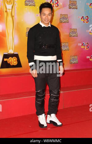 Hong Kong actor Roger Kwok Chun-on poses at a press conference for the ...