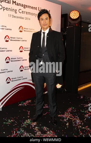 Hong Kong actor Kevin Cheng poses at the opening ceremony for Wise ...