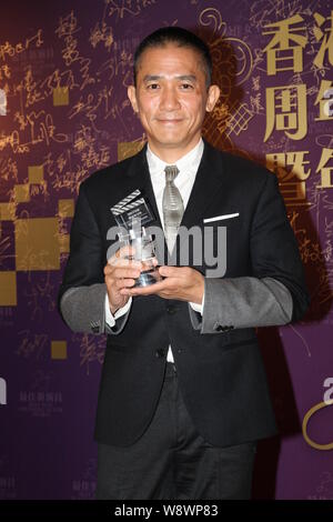 Hong Kong actor Tony Leung attends the award ceremony of the 28th ...