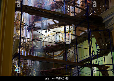 Interior of the Zenkov Cathedral in Almaty, Kazakhstan Stock Photo - Alamy