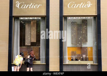Cartier store in Shanghai, China Stock Photo - Alamy
