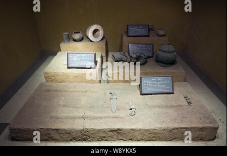 View of the Tomb of Fu Hao, ancient Chinese military general and high ...