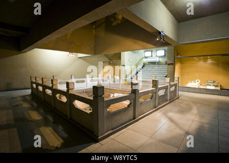 View of the Tomb of Fu Hao, ancient Chinese military general and high ...