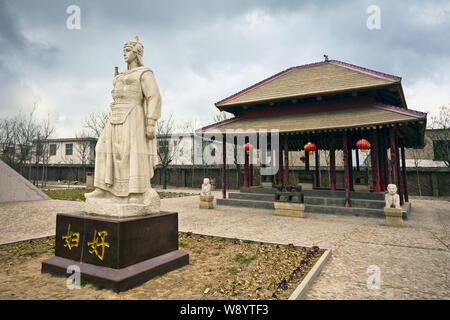 View of the Tomb of Fu Hao, ancient Chinese military general and high ...