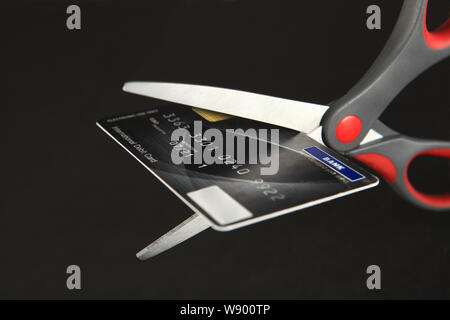 expired cut credit card Stock Photo - Alamy