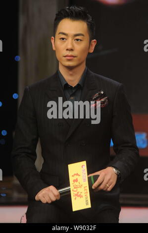 Chinese actor Zhu Yawen poses as he arrives on the red carpet for the ...