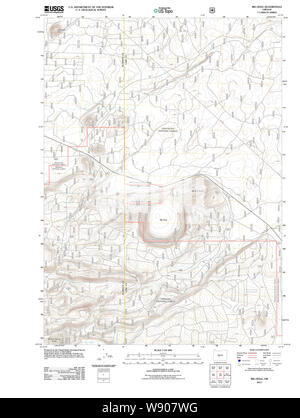 USGS Topo Map Oregon Big Butte Springs 279012 1997 24000 Restoration ...