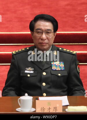 --FILE--Chinese general Xu Caihou, then Vice Chairman of the Central ...