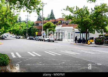 Downtown Madison Park, Madison Park, Seattle Stock Photo - Alamy