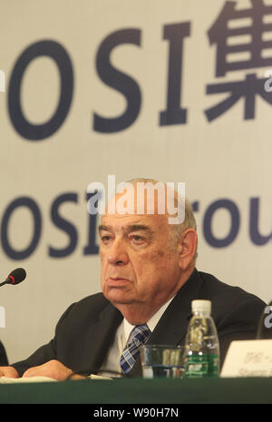 SHANGHAI, China - Sheldon Lavin (R), chief executive officer of OSI ...