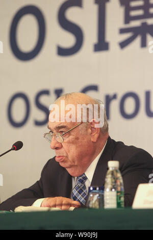 Sheldon Lavin, chairman, chief executive officer and owner of OSI Group ...
