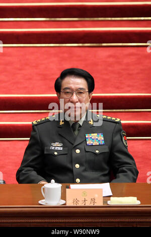 --FILE--Chinese general Xu Caihou, then Vice Chairman of the Central ...