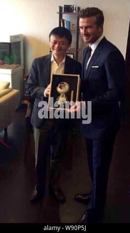 Jack Ma or Ma Yun, chairman of Chinese e-commerce giant Alibaba Group ...