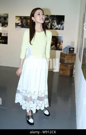 Taiwanese singer and actress Christine Fan arrives for the award ...