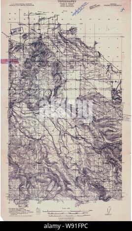 USGS Topo Map Oregon Boring 282271 1914 62500 Inverted Restoration ...