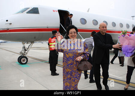 Chan Lai-wa, left, Chairwoman of Fu Wah International Hong Kong Group ...