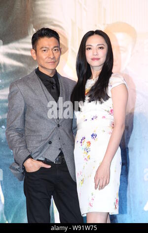 Chinese actor Andy Lau poses to promote the film 'Tao Jie' at the 68th ...