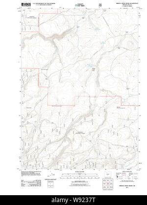 USGS Topo Map Oregon Bridge 279141 1971 24000 Inverted Restoration ...