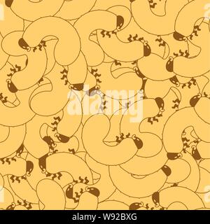 Maggot pattern seamless. Beetle larva background. Insect vector texture ...