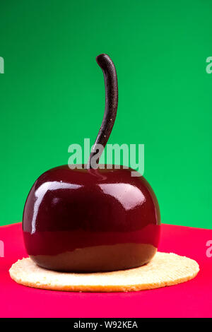 Artisan Monoportion Patisserie Dessert Cake on Colorful Background ...