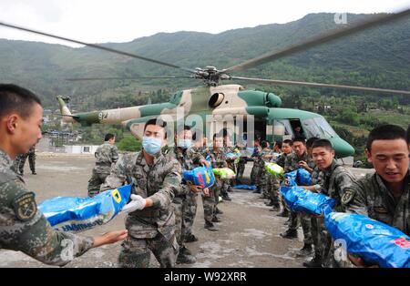 People's Liberation Army soldiers in truck, Nanking, China 1980s Stock ...