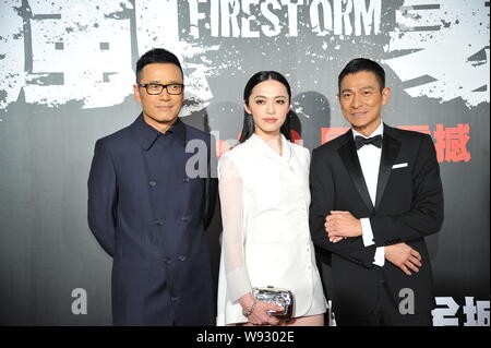Hong Kong actor Michael Miu, left, and his actress wife Jaime Chik Mei ...