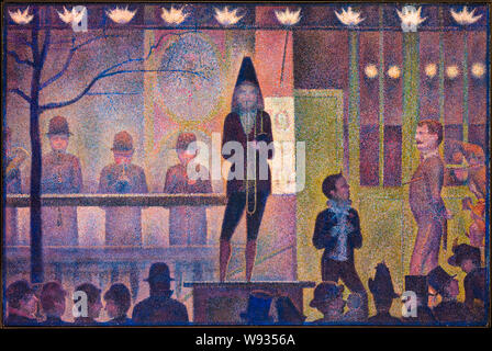 Circus Sideshow 1887 Georges Seurat 1859 -1891 France French Stock ...