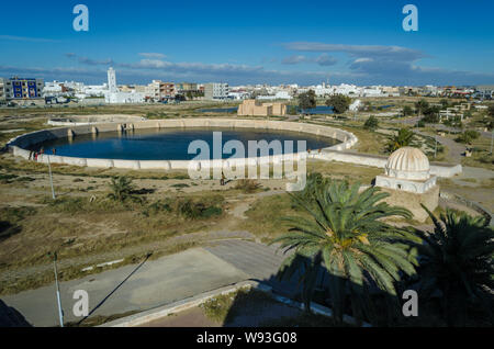 The Aghlabid basins in Kairouan, Tunisia, giant cisterns built in the ...