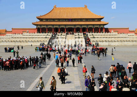 Beijing's Forbidden City hall of supreme harmony Stock Photo - Alamy