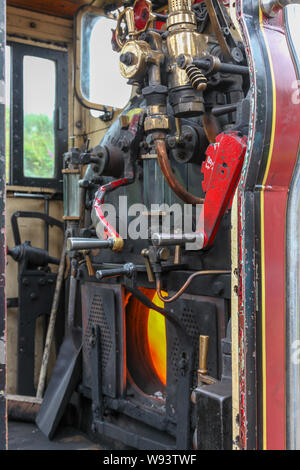 Steam engine WHR Welsh highland railway Caernarfon Station North Wales ...