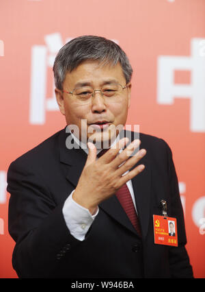 --FILE-- Guo Shuqing, Chairman of China Construction Bank (CCB ...