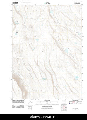USGS Topo Map Oregon Bull Run 20110727 TM Inverted Restoration Stock ...