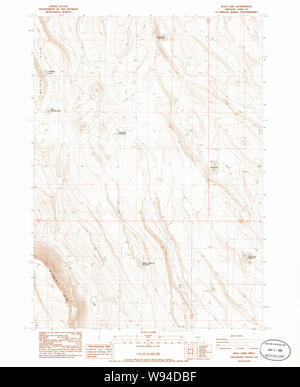 USGS Topo Map Oregon Bull Run 20110727 TM Inverted Restoration Stock ...
