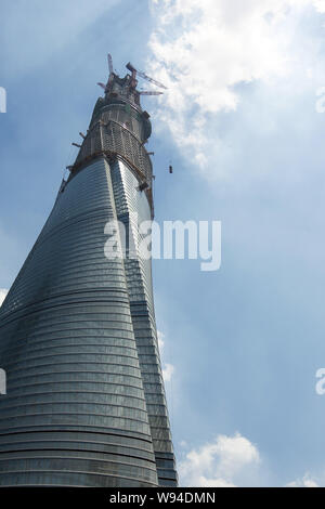 Shanghai Tower is China's tallest skyscraper. Leed Platinum certified building. Has the second ...