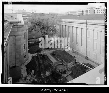 Patent Office Building Courtyard, Washington, D. C. c. 1875 Stock Photo ...