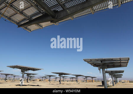 Construction work continues at Concentrix Solar Power Station owned by ...