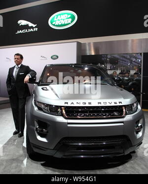 Gerry McGovern, Design Director for Land Rover and Range Rover, poses ...