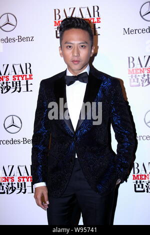 Chinese actor Deng Chao poses during a press conference for the ...